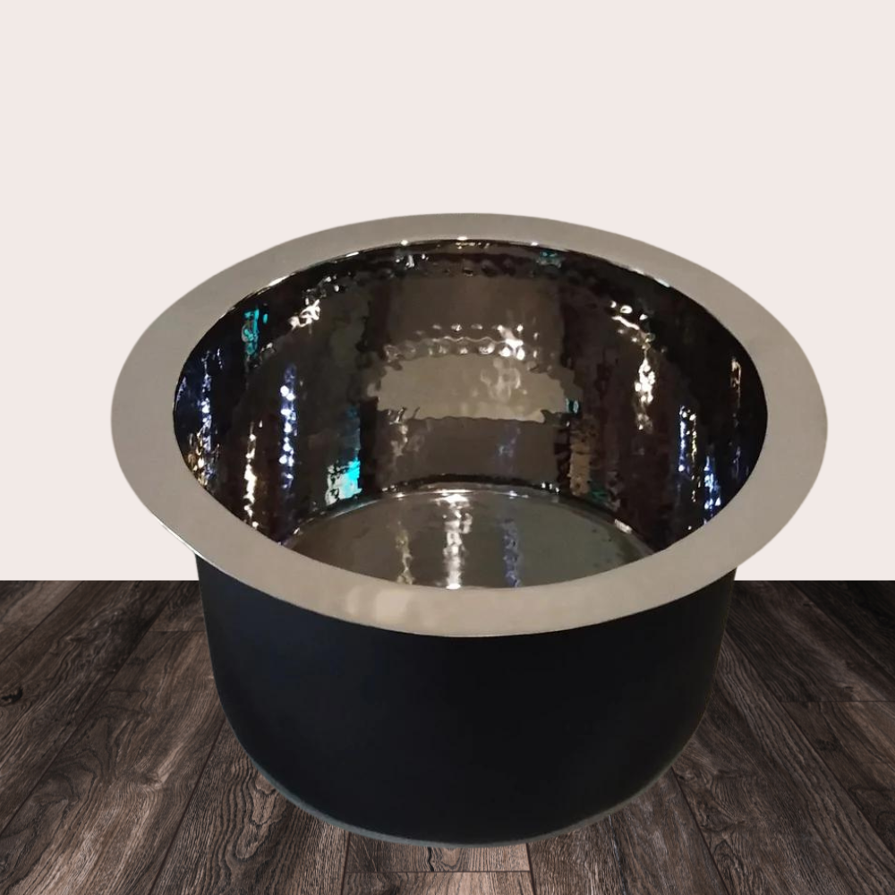 Round Stainless Steel Bar Sink - Coppersmith Creations